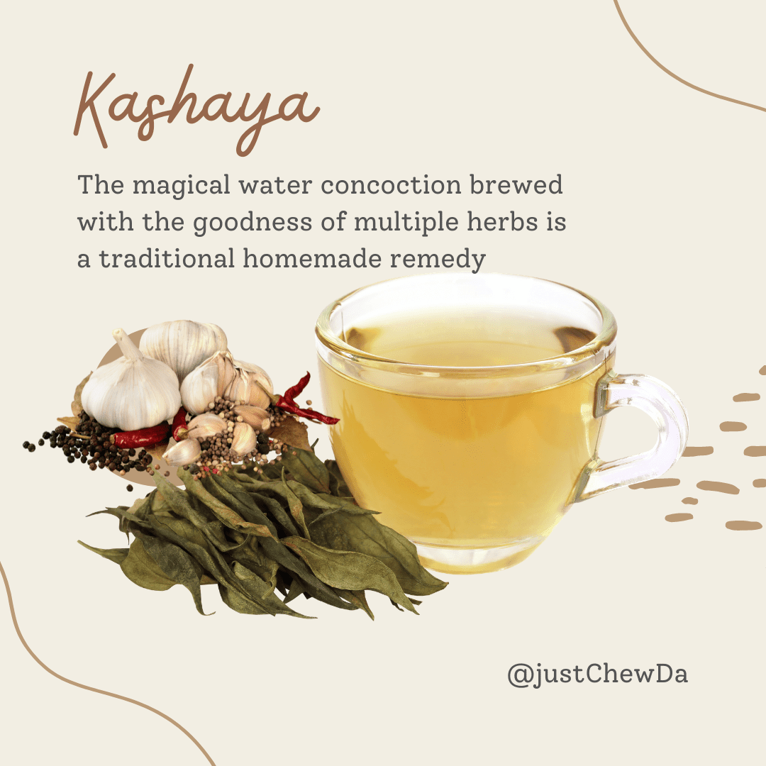 A cup of Kashaya keeps the virus at bay!